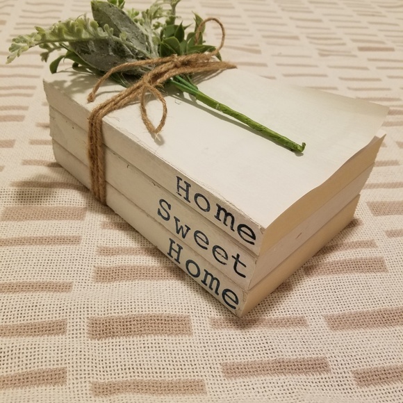 Other | Hand Stamped Book Decor | Poshmark